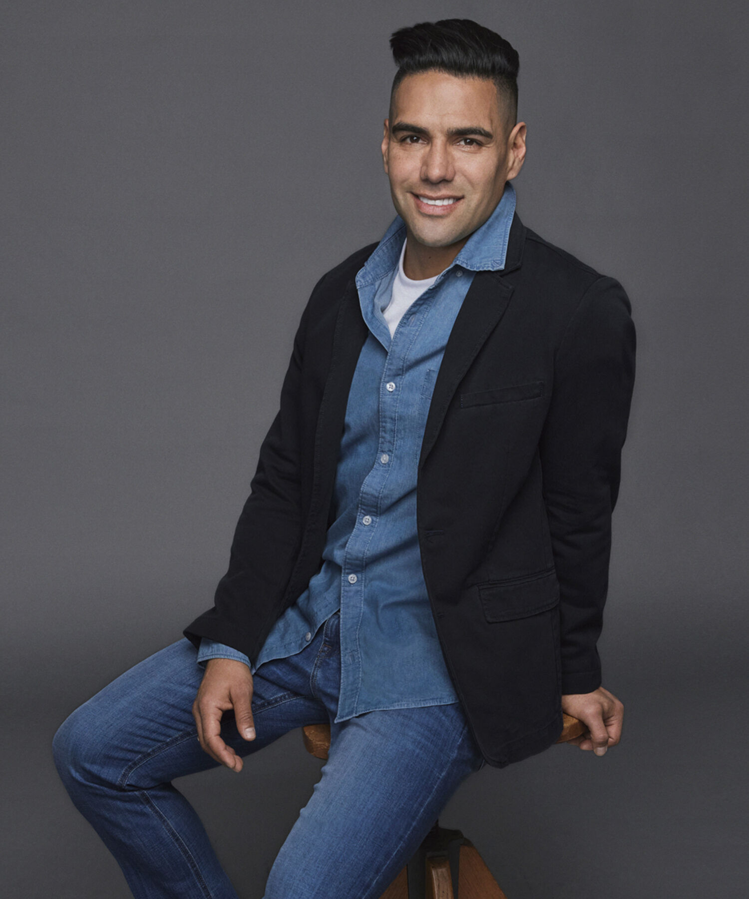Blazer Tono Azul Oscuro Falcao|Compra Online|Patprimo